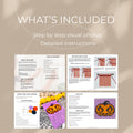 Jack-O'-Lantern Halloween Pixel Pattern - Digital PDF and Knot Guide