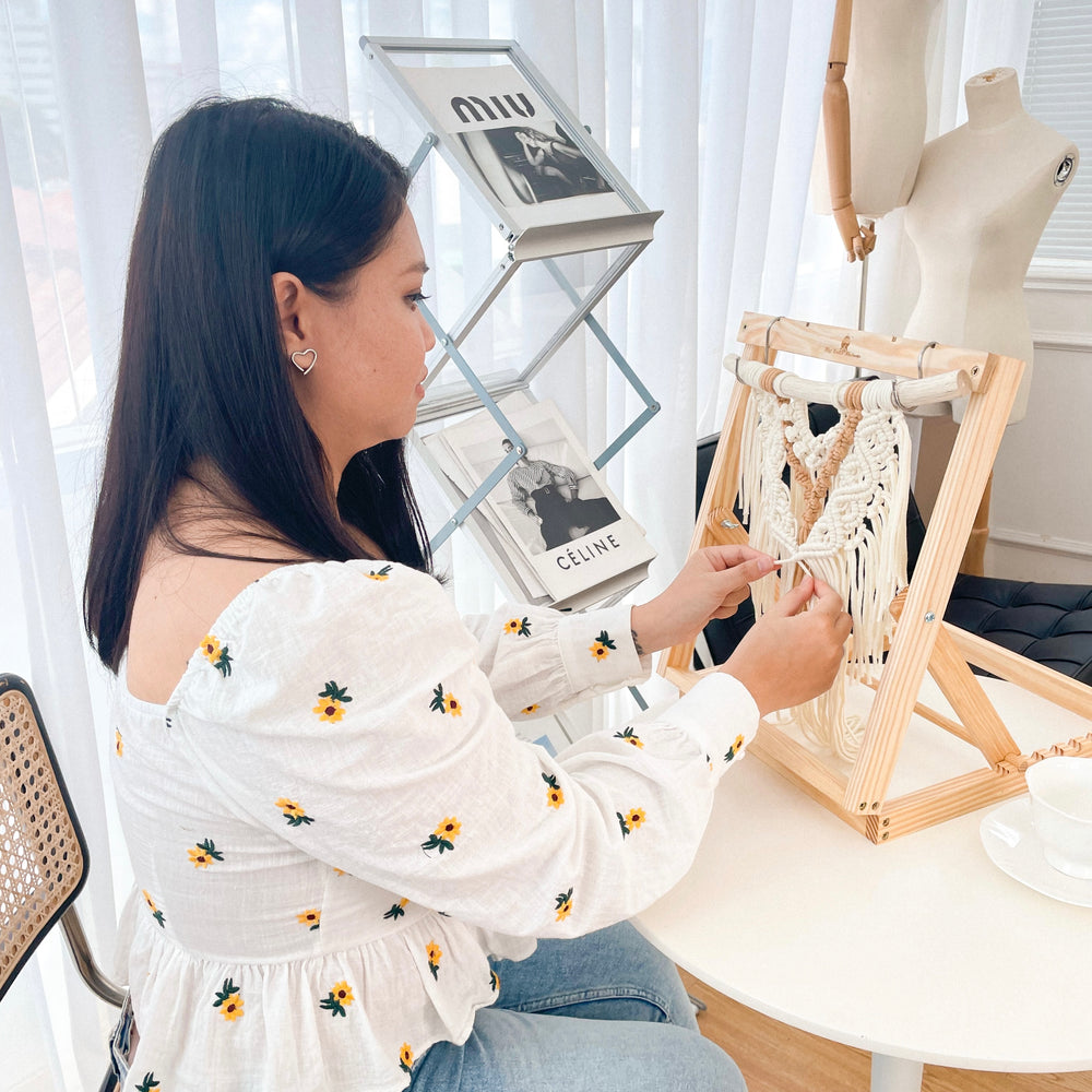 Portable Vertical Macrame Frame Set