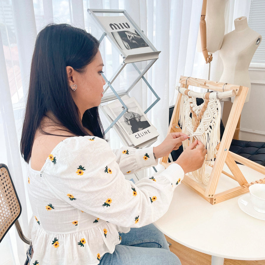 Portable Vertical Macrame Frame Set