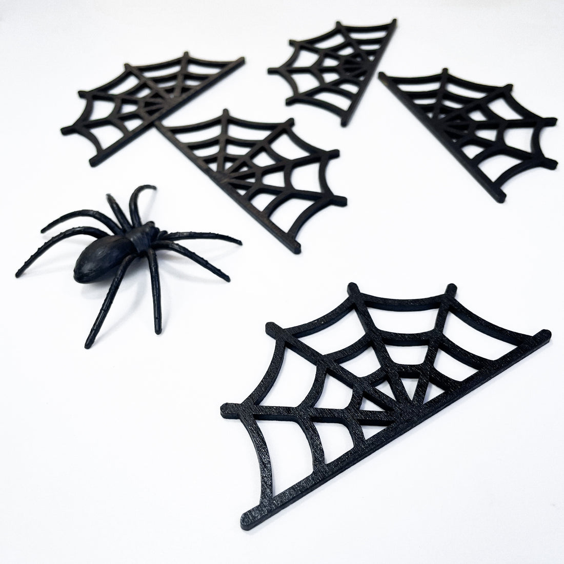 5pcs - Laser Cut Spider Web