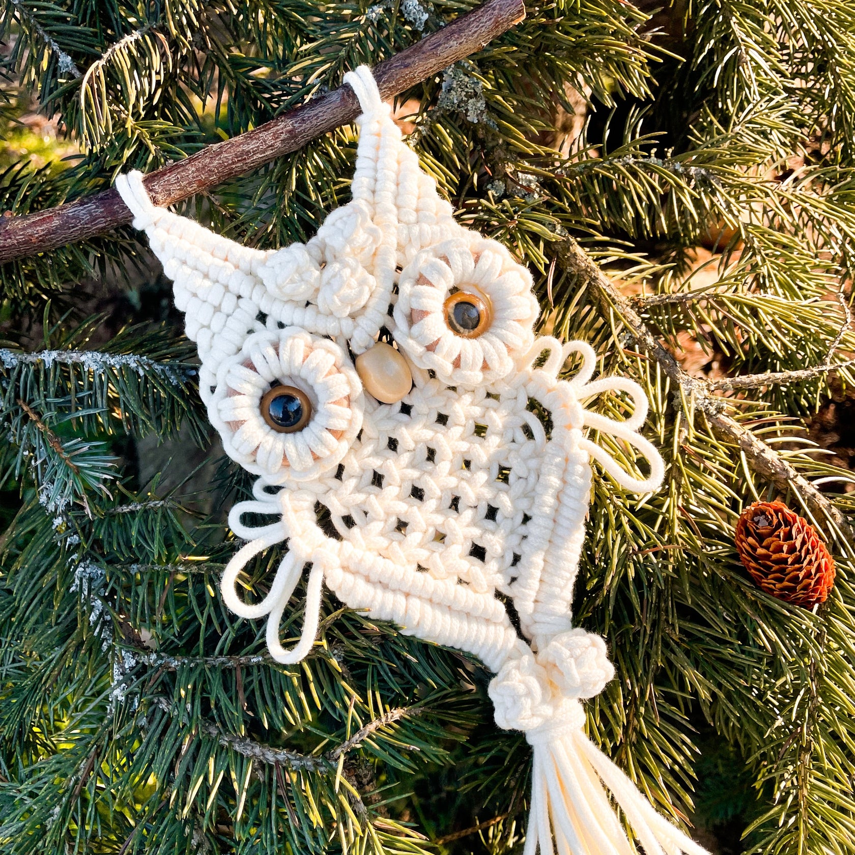 Mini Owl Pattern - Digital PDF and Knot Guide – Miss Knottie Macrame