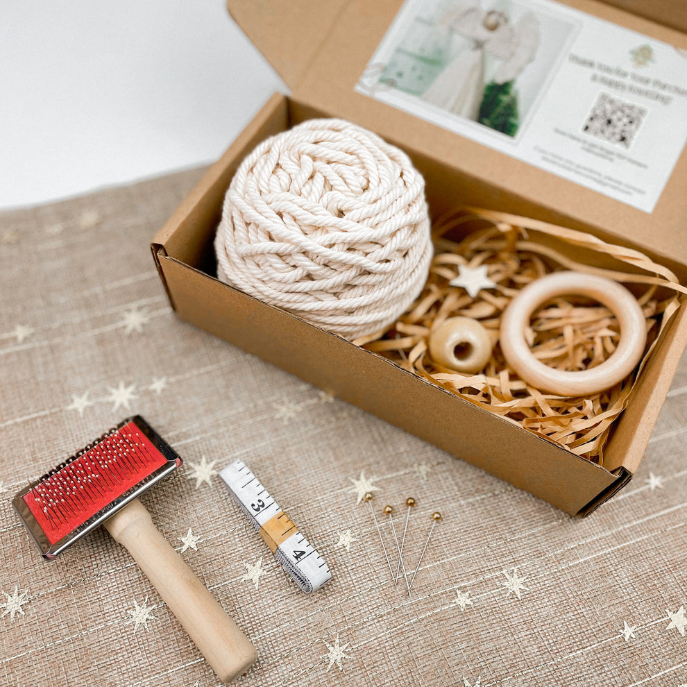 DIY Kit - Making Your Own Angel – Miss Knottie Macrame