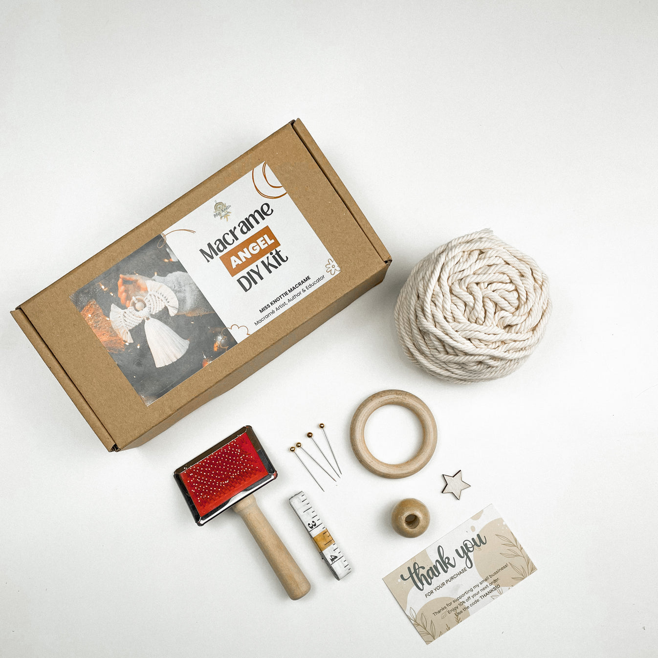 DIY Kit - Making Your Own Angel – Miss Knottie Macrame