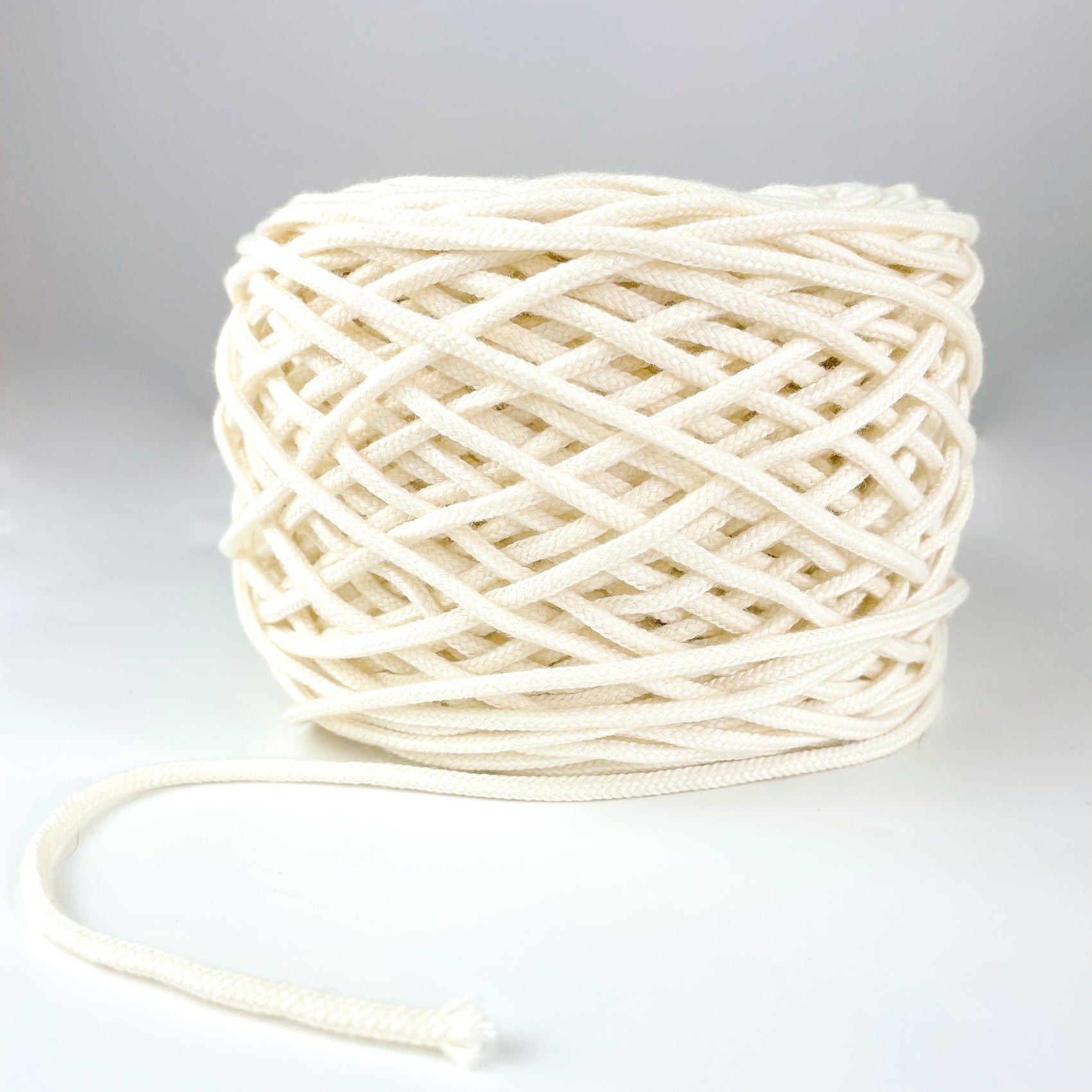 3mm Braided Cotton Cord x 100 yd