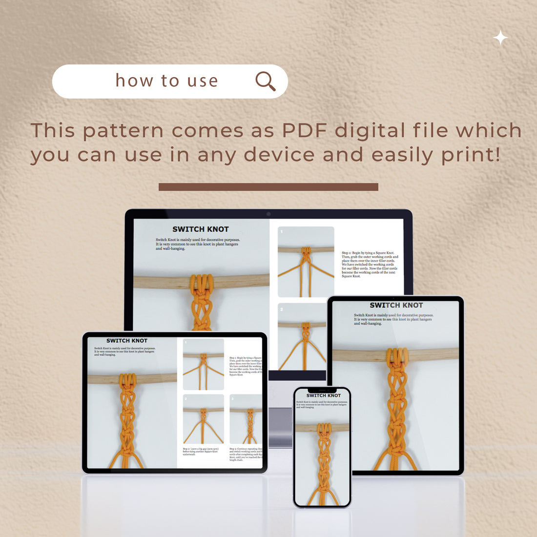 12 Macrame Basic Knots - Digital PDF and Knot Guide – Miss Knottie Macrame